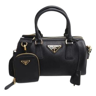 Prada Sac bandouli&egrave;re pochette vintage Pre-owned - Femme - Pre-owned - Noir - Taille: ONE Size