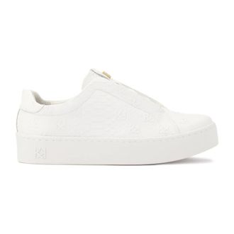 Kazar Wei&szlig;e Sneaker mit gepr&auml;gten Monogrammen - - Shoes - Damen - Wei&szlig; - 40 EU