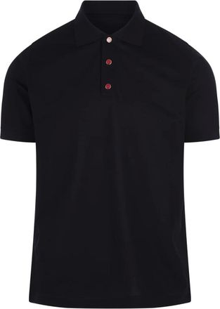 Kiton Homme, Tops, Bleu, Taille: 2XL Polo en jersey