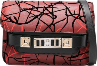 Proenza Schouler Schultertasche mit Kritzel-Print - Rot