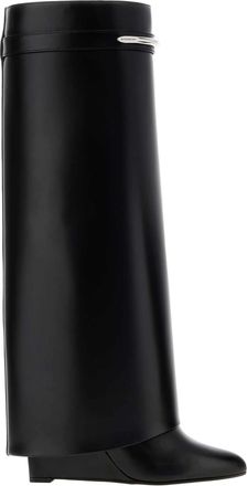 Givenchy Leather Knee-High Boot - Black