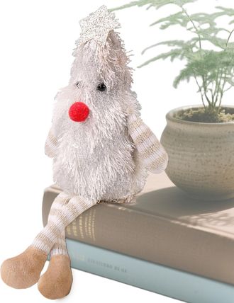 Generic Pl&uuml;sch-Weihnachten mit langen Beinen, Pl&uuml;sch, Weihnachtsbaum mit langen Beinen, festliche Dekoration f&uuml;r B&uuml;ro, Foyer, Tisch, Kamin, Mittelst&uuml;ck, Haus