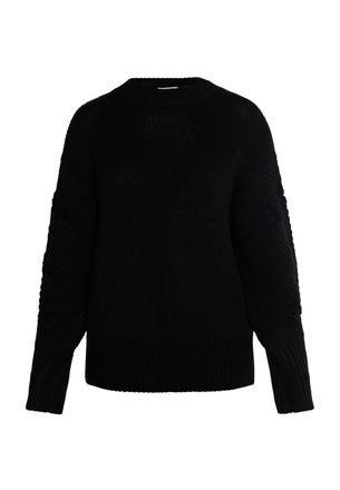 Usha Strickpullover Damen schwarz