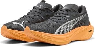 Puma Puma Deviate Nitro 3 Chaussures de course pour homme, Gris/orange, 40.5 EU