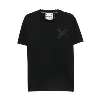 John Richmond Homme, Tops, Noir, Taille: L Semite T-Shirt