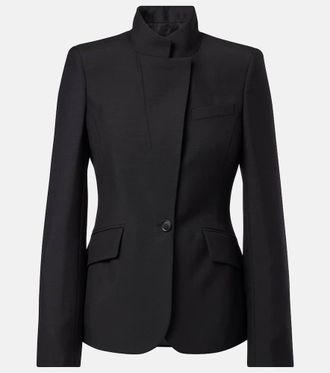 Alexander McQueen Veste en laine et mohair