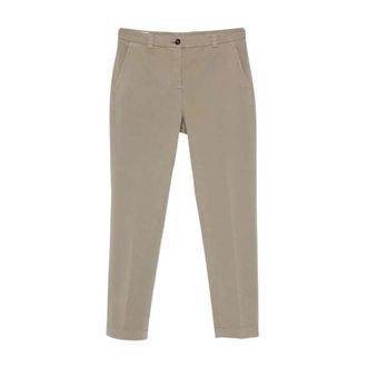 Incotex Straight Pantalons - Femme - Pantalons - Beige - Taille: 46 FR