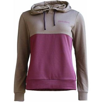 Zimtstern Femme Tech Hoodz Hoodie, Military Olive-Windsor Wine, S