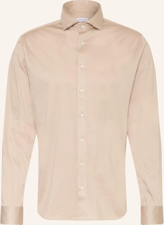 Seidensticker Seidensticker Jerseyhemd Shaped Fit beige