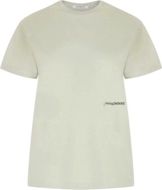 Hinnominate Hinnominate, Femme, Tops, Vert, Taille: 38 FR Cotton T-Shirt