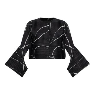 Issey Miyake Femme, Blouses et Chemises, Noir, Taille: ONE Size Pause Cardigan