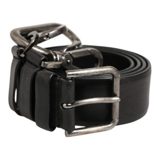 Dolce & Gabbana Homme, Accessoires, Noir, Taille: ONE Size Ceinture habill&eacute;e