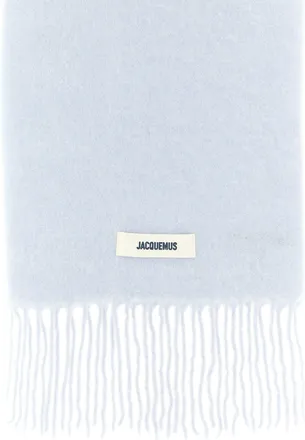 Jacquemus Alpaca, Mohair & Virgin Wool Blend Scarf - Blue