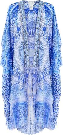 Camilla Femme, Maillots de bain, Bleu, Taille: ONE Size Scalloped Edge Layer Bosphorous