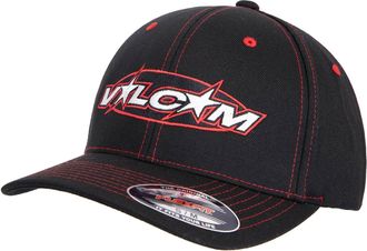 Volcom Hot Tune Flexfit Cap (Black, L/XL)