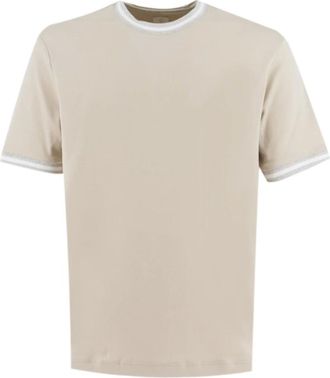 Eleventy Homme, Tops, Gris, Taille: XL T-shirt à col rond