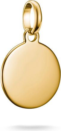 Thomas Sabo Thomas Sabo Charm Club Connect Charm-Anhänger Coin 18k Vergoldung Recyceltes 925 Silber CC1271-413-39