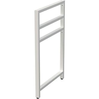 Puma Naturel Zubeh&ouml;r Fu&szlig; unter Platte Naturel Dolce 45x68x3 cm mattwei&szlig; NOHAH45BM