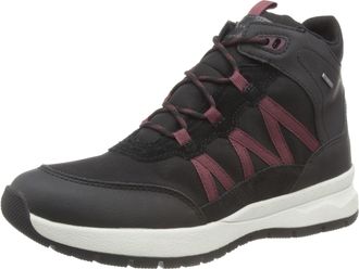 Geox Damen D BRAIES B ABX A Sneaker, Black, 35 EU