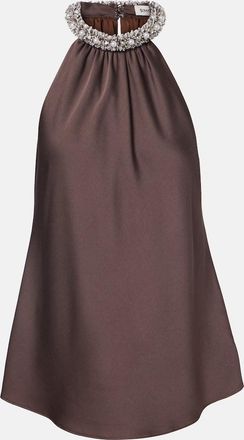 SIMKHAI Top en satin à ornements