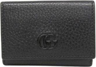 Gucci Portefeuille Pre-owned Double G 735212 - Femme - Pre-owned - Noir - Taille: ONE Size