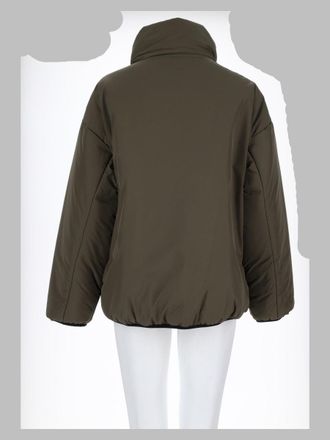 Fay Triple-Hook Closure Polyamide Puffer Jacket - Green