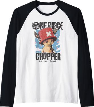 OnePiece Chopper Portrait Offiziell lizenziert Raglan