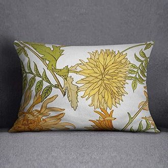 Bonamaison Le Jardin du Lin Kissenhüllen, Cotton, Mehrfarbig, 45x45