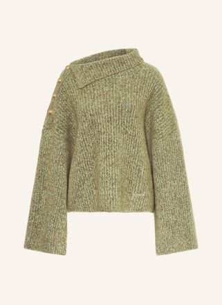 Ganni Pullover Mit Mohair gruen