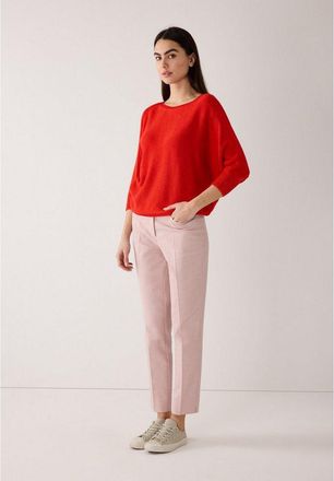 More & More Rundhalspullover femininer, leichter 3/4 Arm Pullover