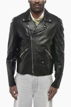 Loewe Leather Biker Jacket size 50