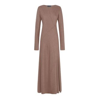 Cortana Lanna Maxikleid - - Dresses - Damen - Braun - XS