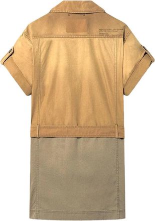 Golden Goose Patchwork Utility Safari Dress - Multicolor