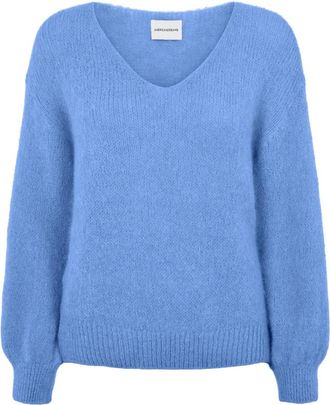 Americandreams Americandreams, Femme, Pulls, Bleu, Taille: 44 FR Milana LS Alpaca Pullover