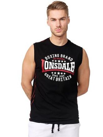 Lonsdale St.Agnes T-Shirt - Homme - Noir - XL