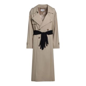 Maison Margiela Femme, Manteaux, Beige, Taille: 38 FR Trench-coat avec gants