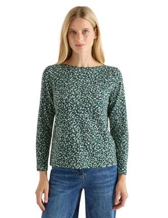 Cecil Damen Gemustertes Langarmshirt