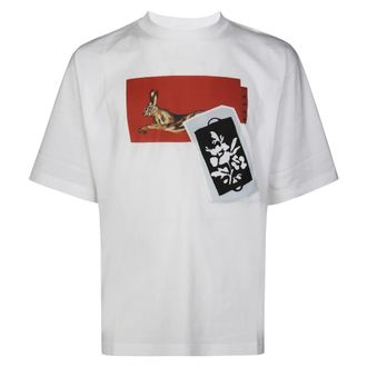 Marni L&auml;ssiges Baumwoll-T-Shirt f&uuml;r M&auml;nner - - Tops - Herren - Wei&szlig; - L