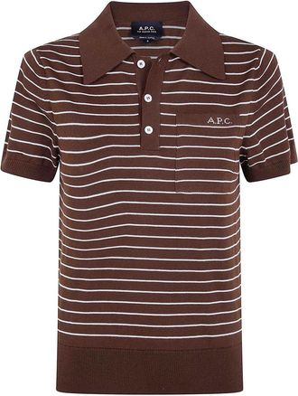A.P.C. A. P.C. Poloshirt - Braun