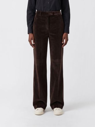 Circolo 1901 Hoch taillierte ausgestellte Samthose
