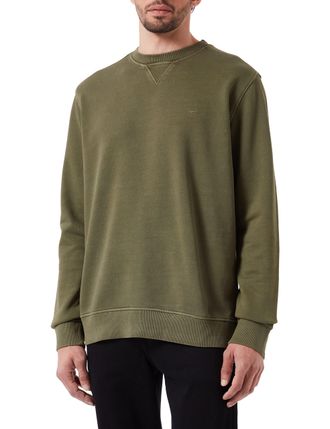 Camel Active Herren 409445/7W00 Sweatshirt, Olive Brown, S