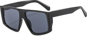 Generic 2025 Designer Square Street Shot Lunettes de soleil décoratives tendance pour hommes et femmes pour lextérieur (couleur : A, taille : 1)