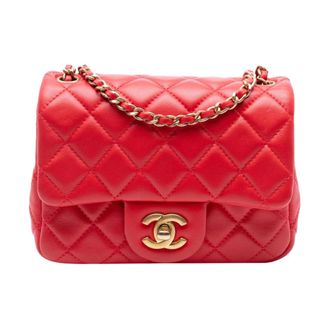 Chanel Pre-owned Quilted Leather Shoulder Bag - - Pre-owned - Damen - Rot - ONE SIZE
