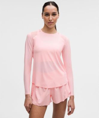 lululemon Haut manches longues Sculpt pour Femmes - Rose - Taille 10