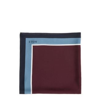 Eton Foulard imprim&eacute; en soie