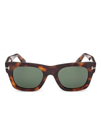 Tom Ford Eyewear Sonnenbrille mit eckigem Gestell - Braun