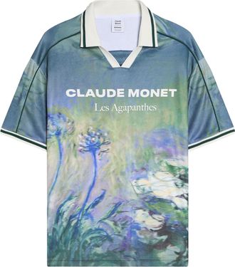 Bershka Poloshirt CLAUDE MONET LES AGAPANTHES