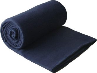 CB Home & Style Fleecedecke Uni 130 x 170 cm Navy