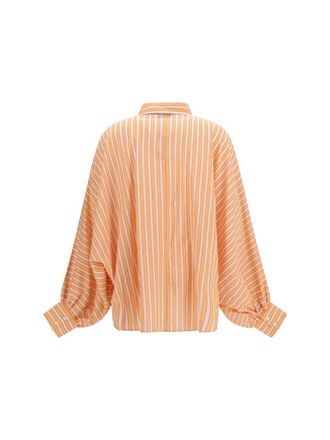 SoSUE Womens Shirt Antonia Voile Rose Coral Cotton