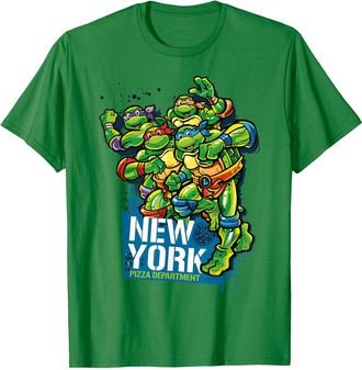 Teenage Mutant Ninja Turtles TMNT Teenage Mutant Ninja Turtles New York Pizza NYC Classic T-Shirt
